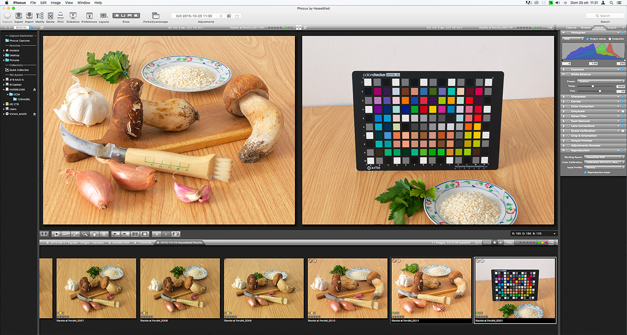 Hasselblad Phocus Integrated Color Calibration - Test & Result | The ...